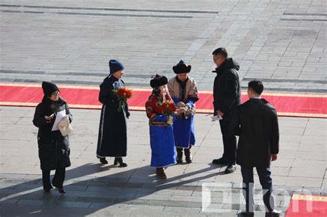 ФОТО ХБНГУ ын Ерөнхийлөгч Ф В Штайнмайэр болон түүний гэргийг төв талбайд албан ёсоор угтлаа