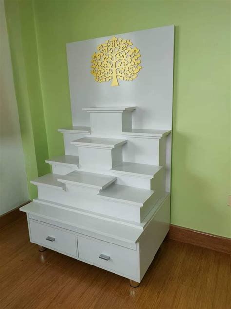 🙏 รวมแบบสวยๆของ หิ้งพระ โต๊ะหมู่บูชา ชั้นวางพระ ที่ขายดีสุดปัง แบบที่ยอดนิยมมากๆ มีลูกค้าสั่ง