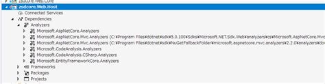 dotnet core3 1 how to remove dependencies microsoft aspnetcore