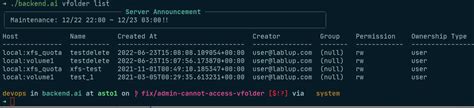 Unable To See Invited And Project Virtual Data Folders With CLI