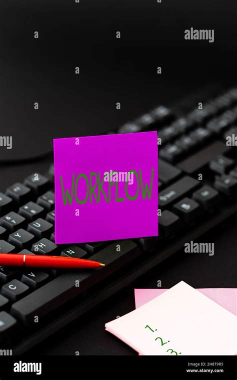 Inspiration Showing Sign Workflow Concept Meaning Series Of Activities Or Procedures Necessary