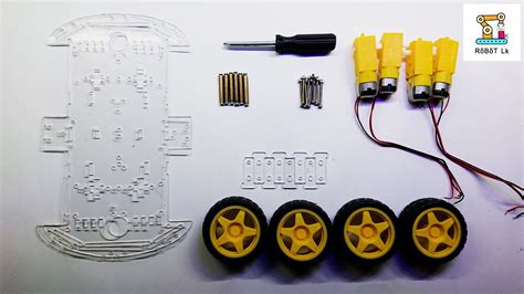 How To Assemble 4wd Robot Smart Car Chassis Kits Robot Car Arduino