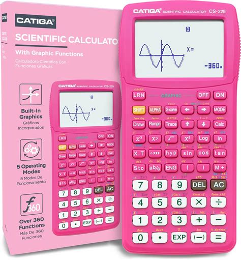 Casio Fx 83gtcw Pink Scientific Calculator Office Products