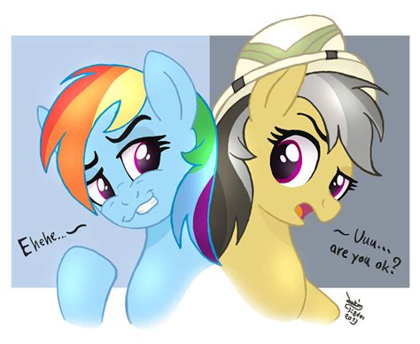 Mlp Fim Rainbow Dash And Daring Do By Joakaha On Deviantart