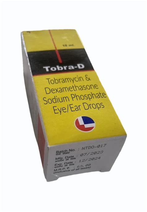 Tobramycin And Dexamethasone Eye Drop 10 Ml At Rs 63 Box In Nagpur Id 2853044299055