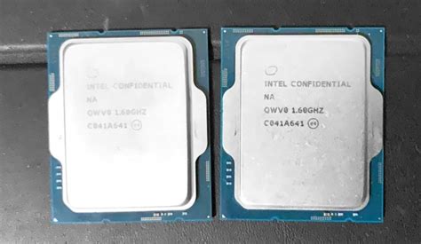 Intel S Next Gen Alder Lake S Qwv Engineering Sample Ghz Teased