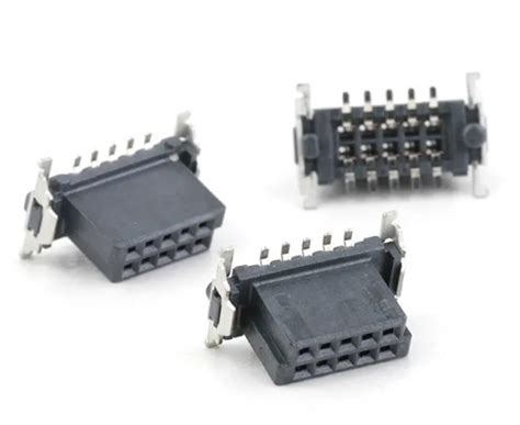 Female Rugged High Speed Connector Pitch Mm SMC Type B SMT Type PCB Board To Board Connectors