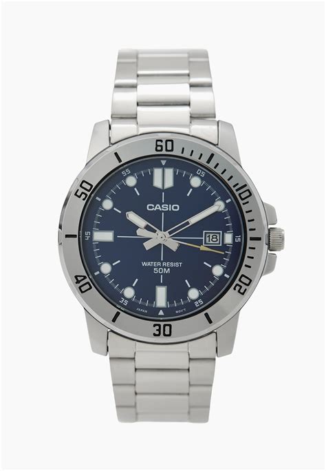 Часы Casio Mtp Vd01d 2e цвет серебряный Rtlacn852502 — купить в интернет магазине Lamoda