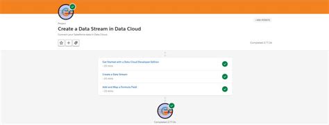 Mohammed Ashraf On Linkedin Happy To Learn And Complete Create A Data Stream In Data Cloud