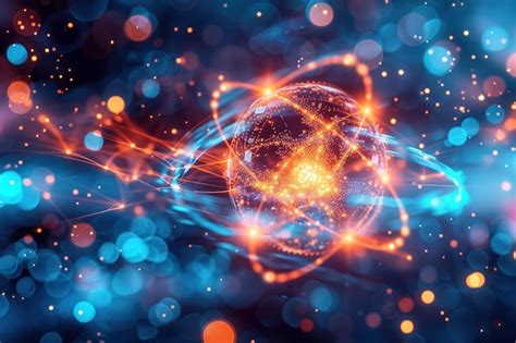Atomic Particle Generative Ai Premium Ai Generated Image