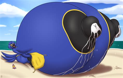 Rule 34 Badgerben Beach Big Breasts Bird Breast Expansion Female