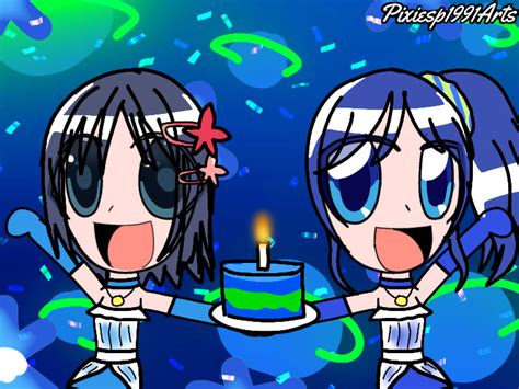 2 idols same color same name same birthday by pixiesp1991arts on