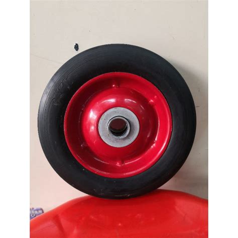 ล้อ รถเข็น ขนาด 6นิ้ว 1 5นิ้ว รู5หุน กระทะแดง Shopee Thailand