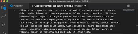 Salto de línea automático en Visual Studio Code Mac