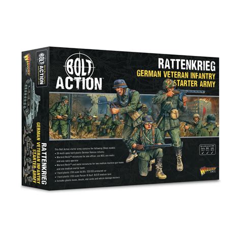 Bolt Action Rattenkrieg German Veteran Infantry Starter Army War