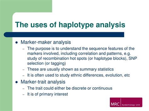 Ppt Haplotype Analysis Powerpoint Presentation Free Download Id 4044030