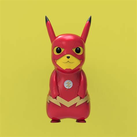 Free 3d File Pokemon Pikachu Flash 🐉 ・3d Printing Template To Download