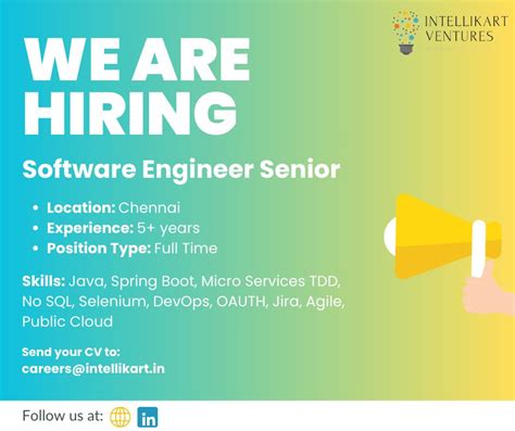 Intellikart Ventures Llp On Linkedin Opportunity Chennai Java