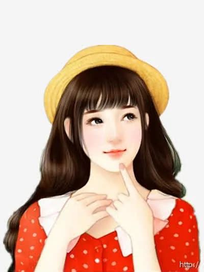 美女免抠素材 新图网 美女 现代美女 手绘 卡通 女神 花瓣网