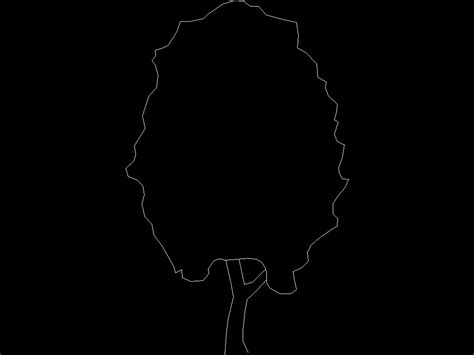 Tree In Elevation Silhouette In AutoCAD CAD KB Bibliocad