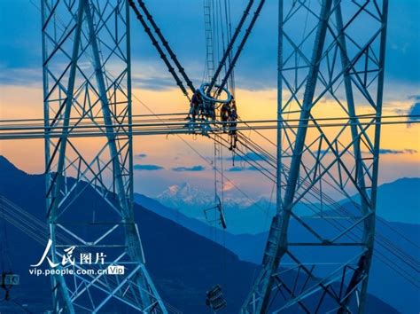 川渝1000千伏特高压交流工程建设忙图片频道中国青年网