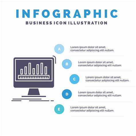 Analytics Processing Dashboard Data Stats Infographics Template For