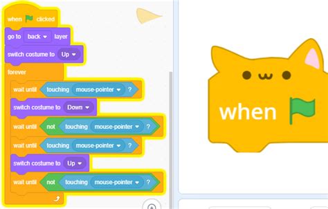 Something About The When Touching Mouse Pointer Discuss Scratch