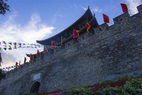 Ultra Clear 4k Gate Of Dali Ancient City Background Ancient City