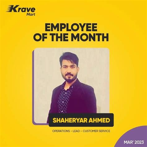 Shehryar Ahmed On Linkedin Employeeofthemonth Kravemart 49 Comments