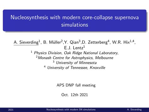 Pdf Nucleosynthesis With Modern Core Collapse Supernova Simulations