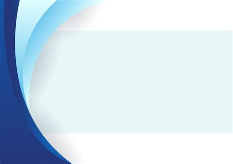 Wave Background Vector Blue And White Abstract Design