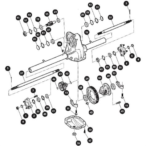 Ezgo Gas Golf Cart Rear Differential Diagram