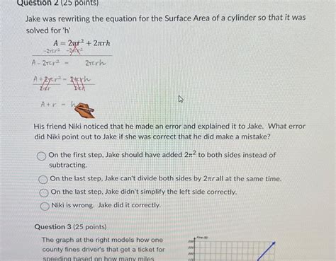 [answered] Question 2 25 Points Jake Was Rewriting The Equation For The Kunduz