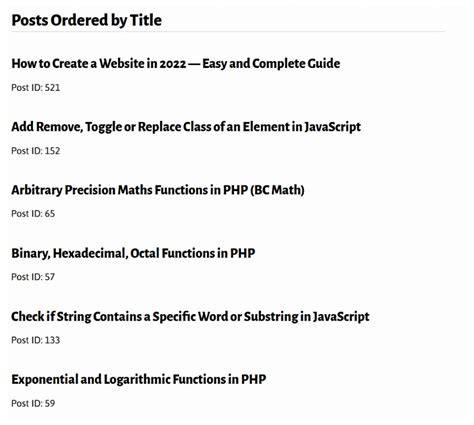 Wp Query Arguments Status Order And Pagination Envato Tuts