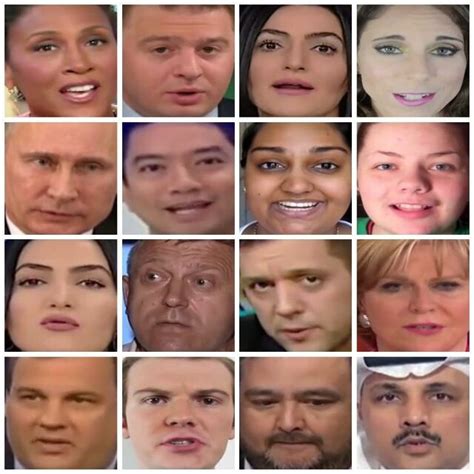 A Few Samples Of Extracted Real Images In Faceforensics Dataset 9