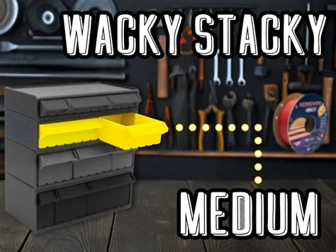 Wacky Stacky Ultimate Modular Organizer Medium By Zombiehedgehog Makerworld