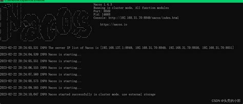 Nacos集群报错解决方法 Csdn博客