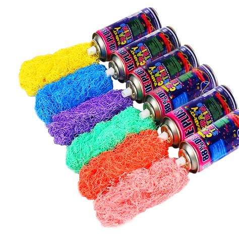 Crazy String Streamer Spray Can Assorted Toy Mall