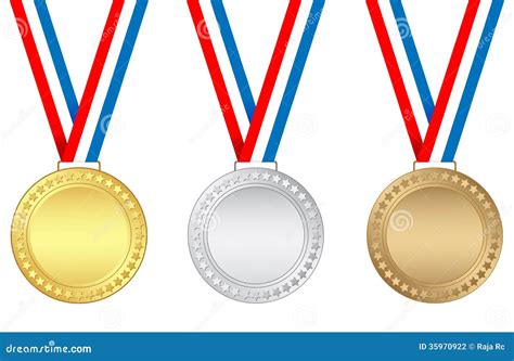 Medals Stock Vector Illustration Of Championship Award 35970922