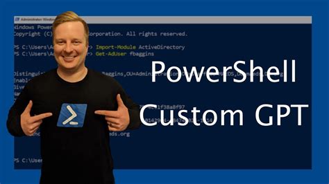 A Custom Gpt Trained On My Powershell Book Youtube