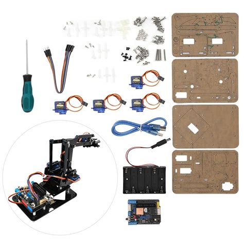 Buy Plyisty Robot Arm Kit With 4 Degrees Of Freedom Acrylic Wireless