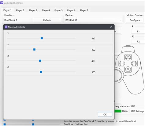 Linux Dualshock 3 Motion Sensor Y Not Centered · Issue 14656 · Rpcs3