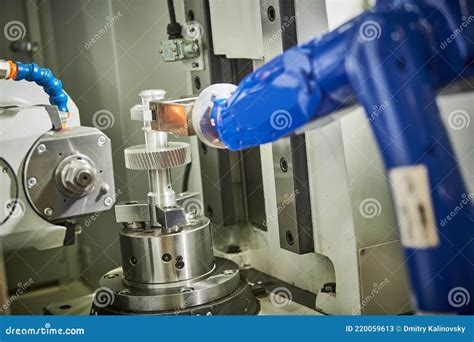 Robot Load Unload System Of Cnc Wheel Gear Cutting Machine Automation