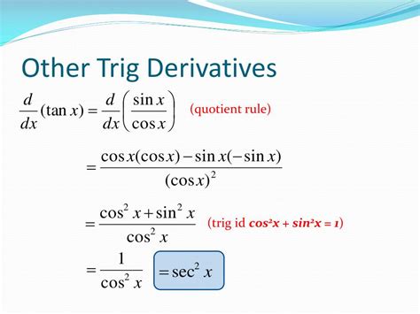 Ppt 35 Derivatives Of Trig Functions Powerpoint Presentation Free