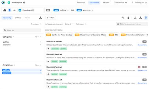 Filter Documents Expertai Platform Authoring User Manual