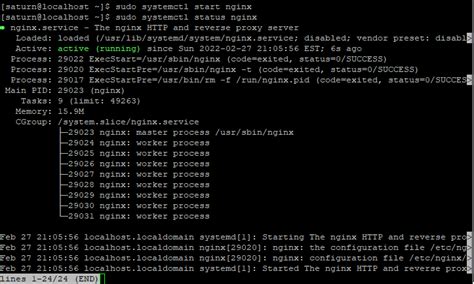 Nginx 웹 서버 설치centos 8 Thinknote