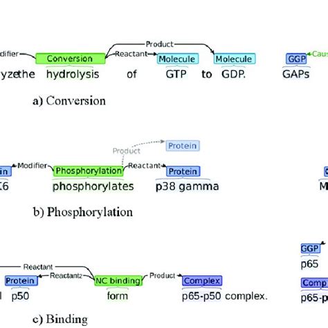 Pathway Model Reactions And Event Representations Illustration Of