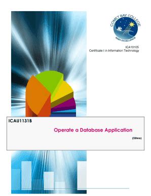 Operate Database Application Pdf Fill Online Printable Fillable