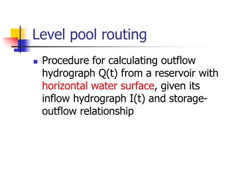 Ppt Flood Routing Powerpoint Presentation Free Download Id5875282