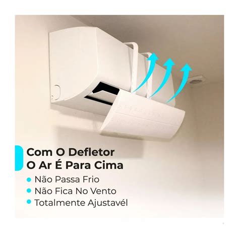 Defletor Para Ar Condicionado Split 90cm Wb 02 Windbree Windbree